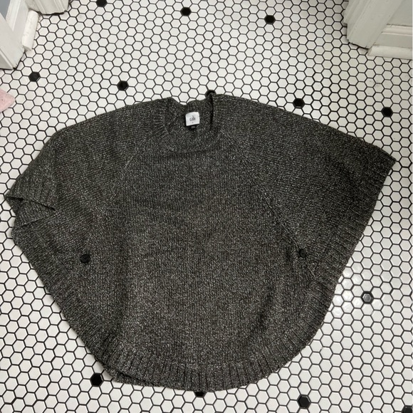 CAbi | Sweaters | Cabi Sweater Cape Poncho Batwing With Arm Holes Size ...